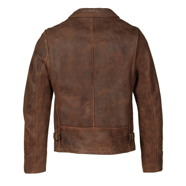 Schott P673 Storm Heavyweight Oiled Nubuck Leather Jacket - M.W. Reynolds